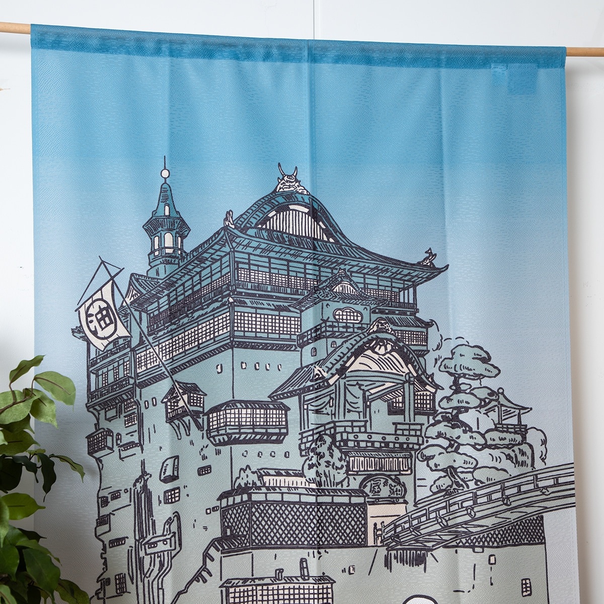 Studio Ghibli noren hanging art puts the path to Spirited Away in your ...