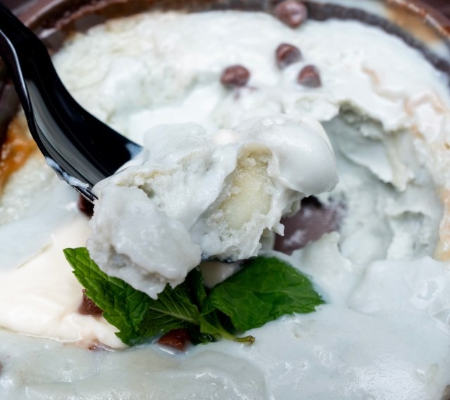 Deep-fried mint chocolate croquettes and gnocchi gratin on sale at Tobu ...