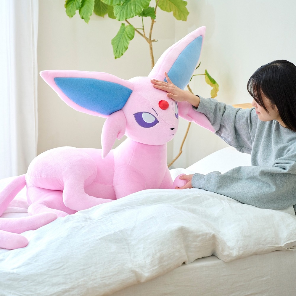 More huge life-size Eevee Pokémon evolution plushies are coming to take ...
