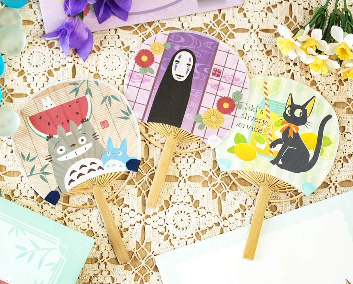 Studio Ghibli releases cute “bean letter” uchiwa fans in three anime ...