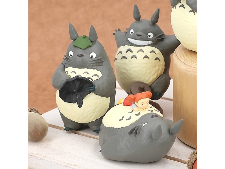 Totoro Full of Poses figures are full of joyful cuteness, complete set ...