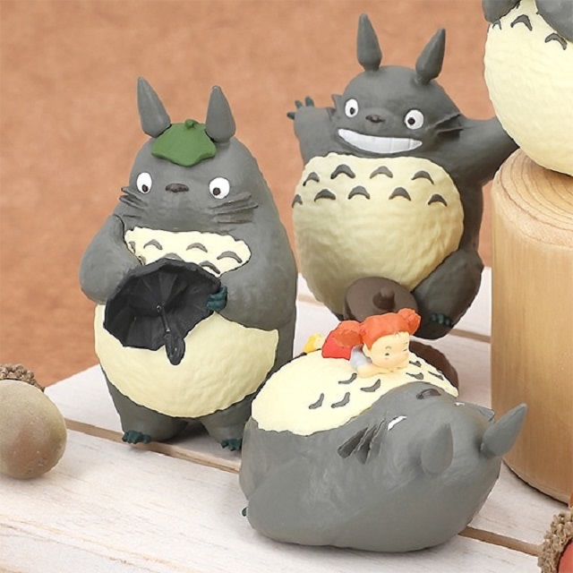 Totoro Full of Poses figures are full of joyful cuteness, complete set ...