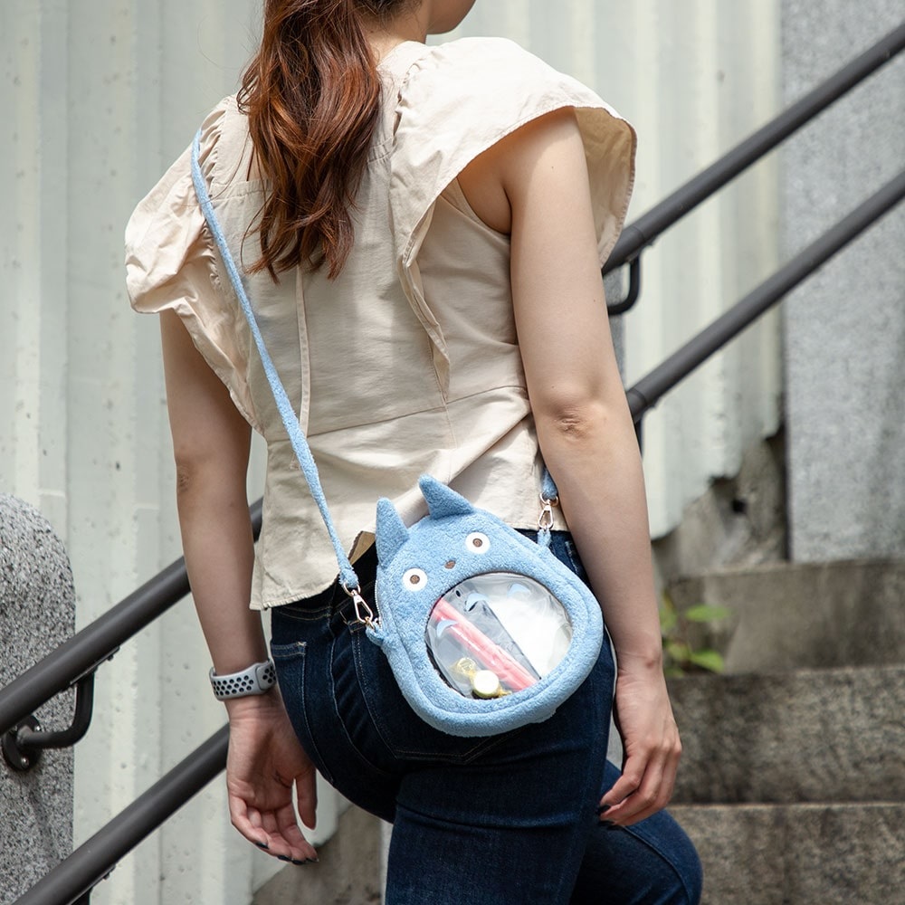 Totoro log plushie pouches, clear-tummy bags are here to adorably hold ...