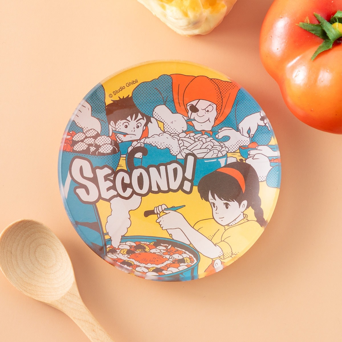 Ghibli glass mini plates let you admire the studio’s anime food while ...