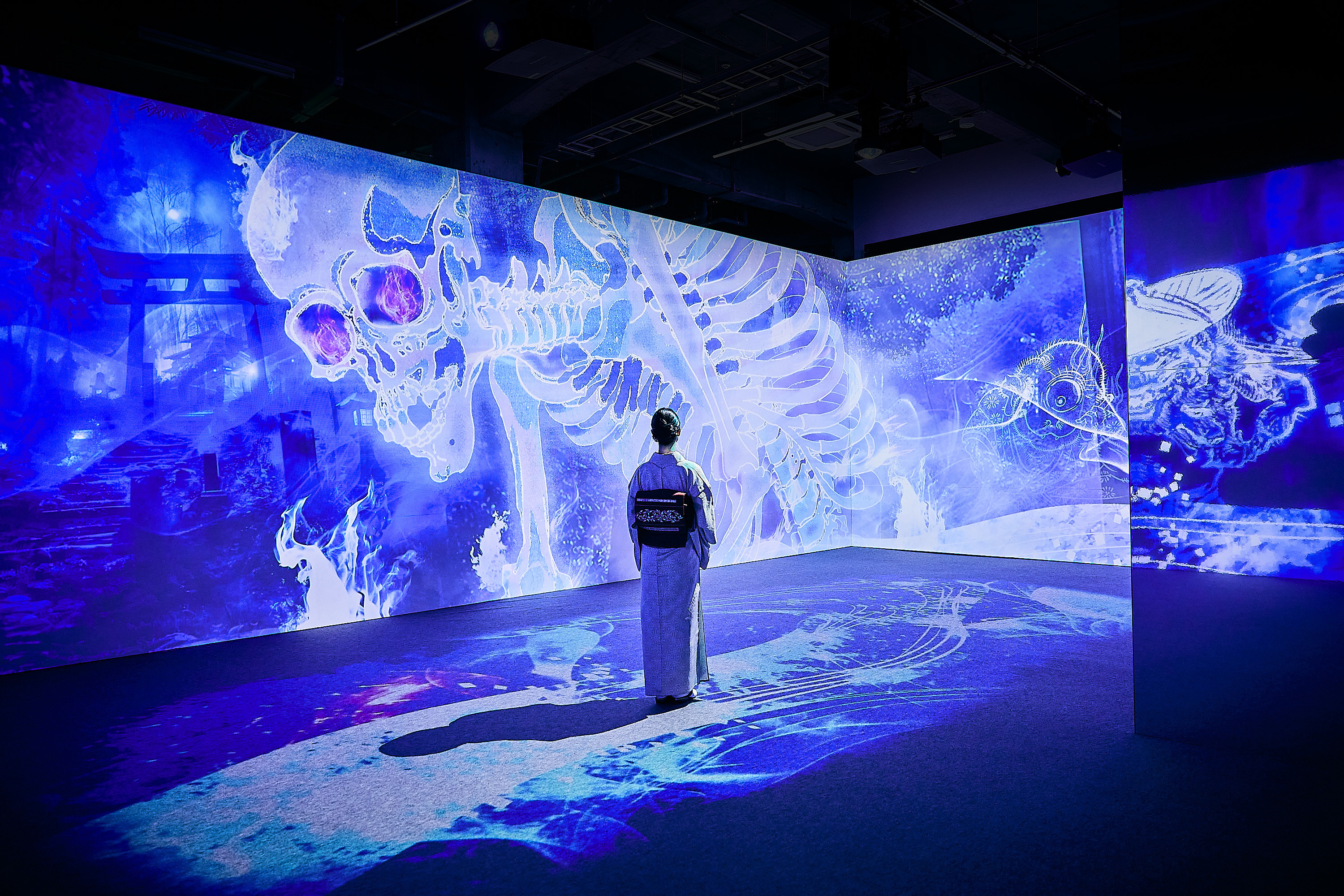Japanese yokai spirits enter the modern era in Nagoya’s new digital art ...