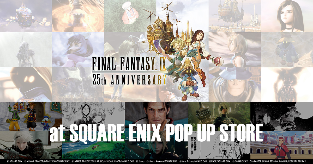 Final Fantasy IX gets its own pop-up store in Osaka and Tokyo for 25th ...