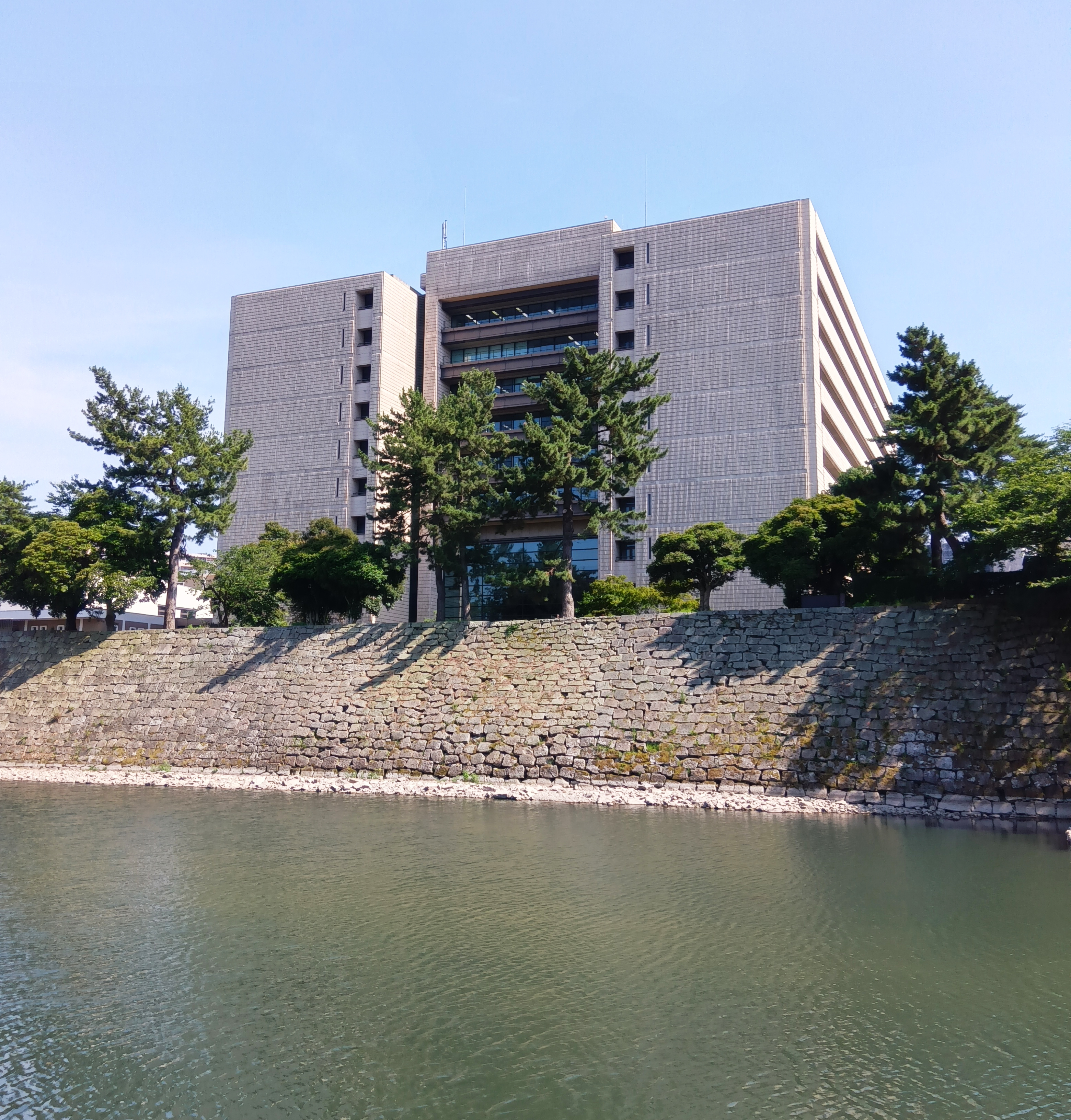 This traditional Japanese castle keep is home to a branch of government ...