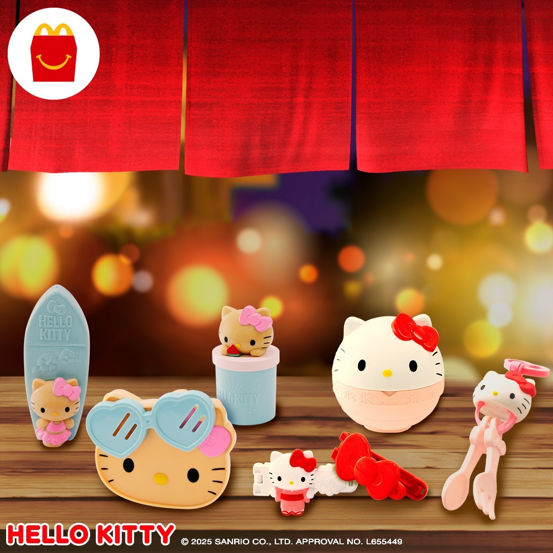 Suntanned Hello Kitty Happy Meal toys on their way to McDonald’s Japan ...