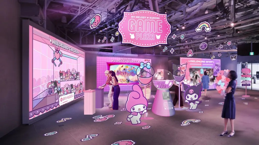 Sanrio’s My Melody Kuromi Game Plaza welcoming guests in Tokyo, will ...