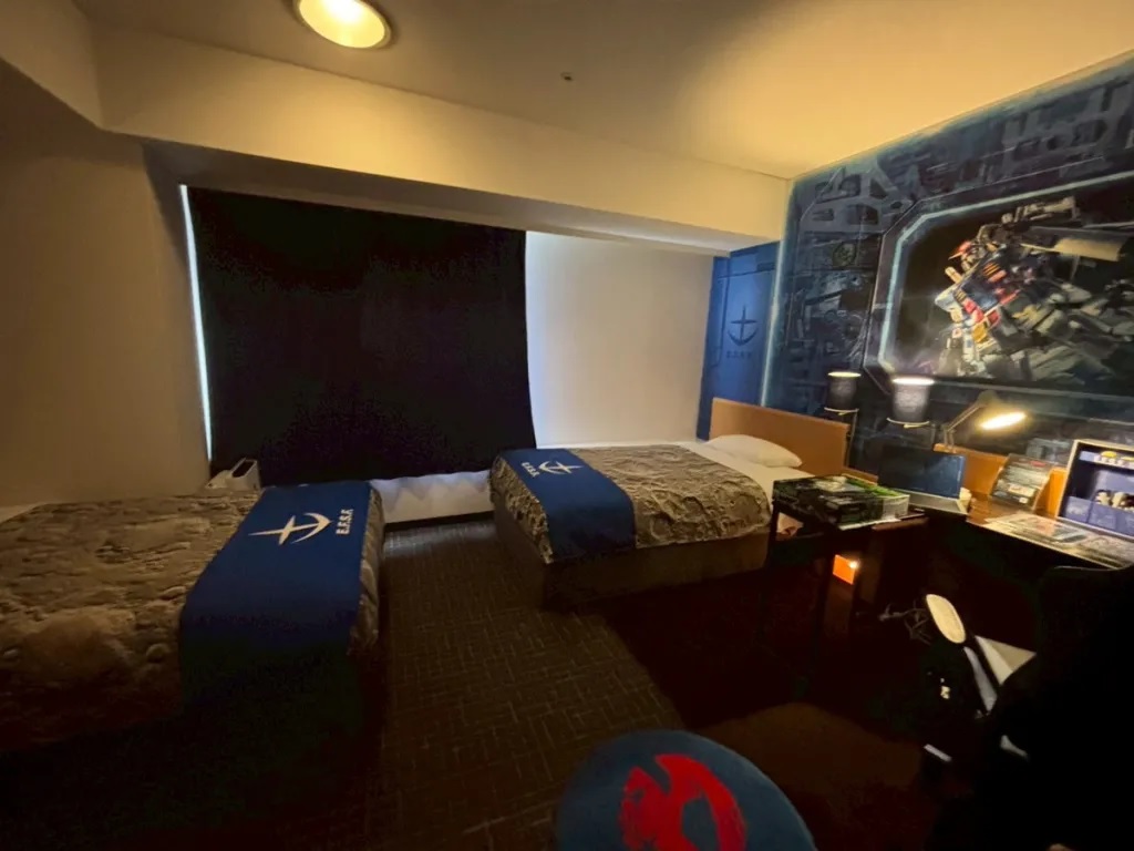 Tokyo hotel has a special room just for Gundam Gunpla plastic model ...