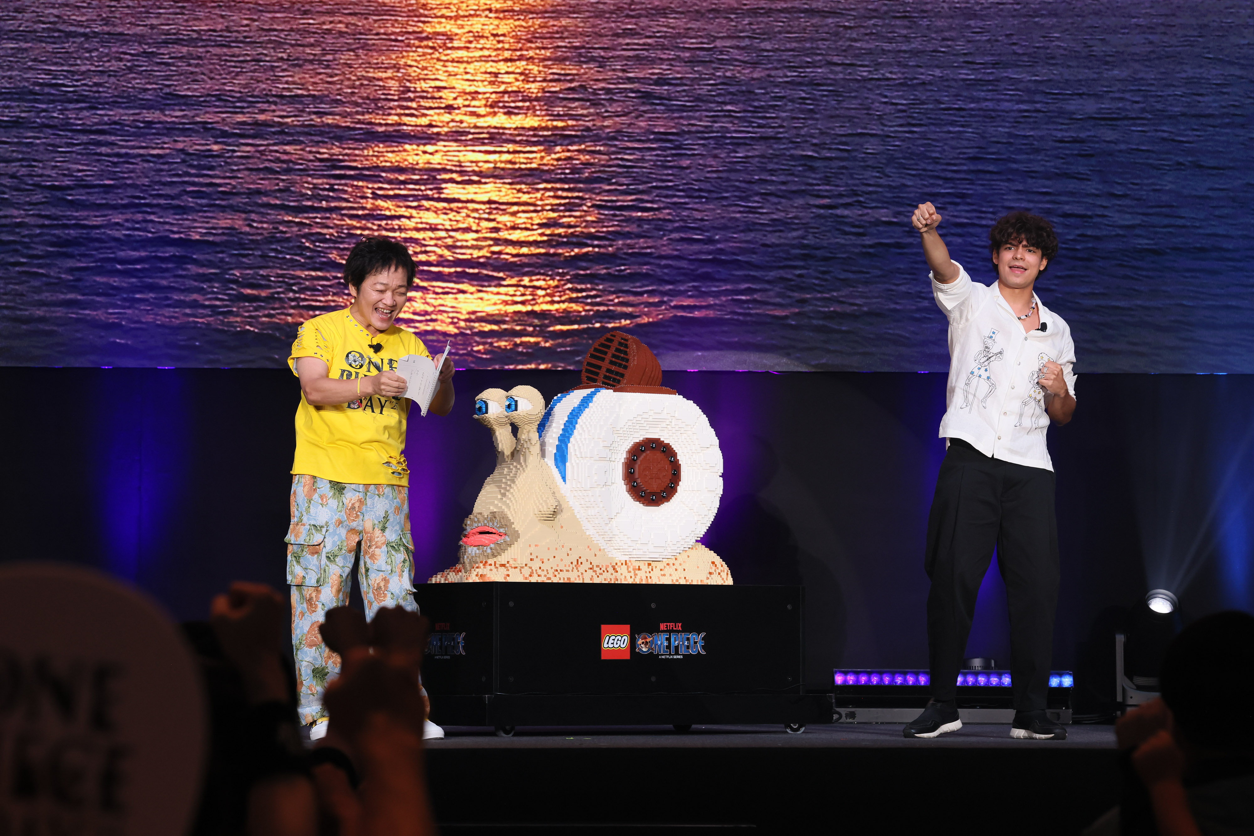 Live-action Luffy Inaki Godoy made the voyage to Tokyo for a surprise ...