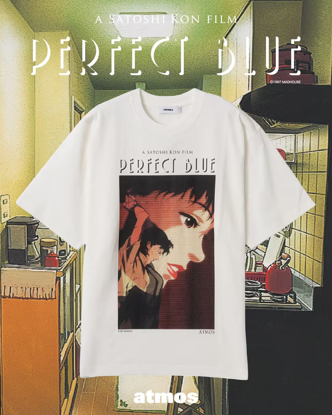 Psychological horror anime gets new T-shirt line, and even the fabric ...