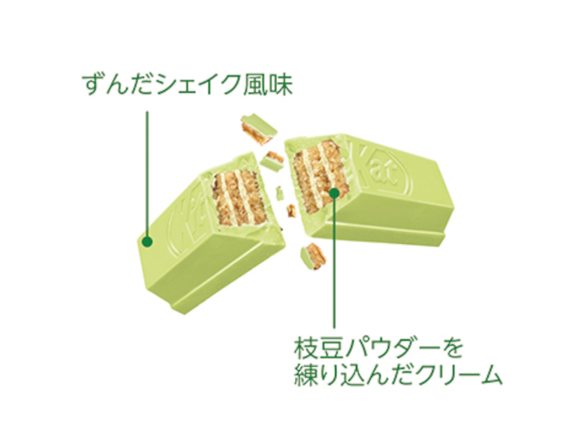 New Japanese KitKat flavour lets you eat a zunda milkshake | SoraNews24 ...