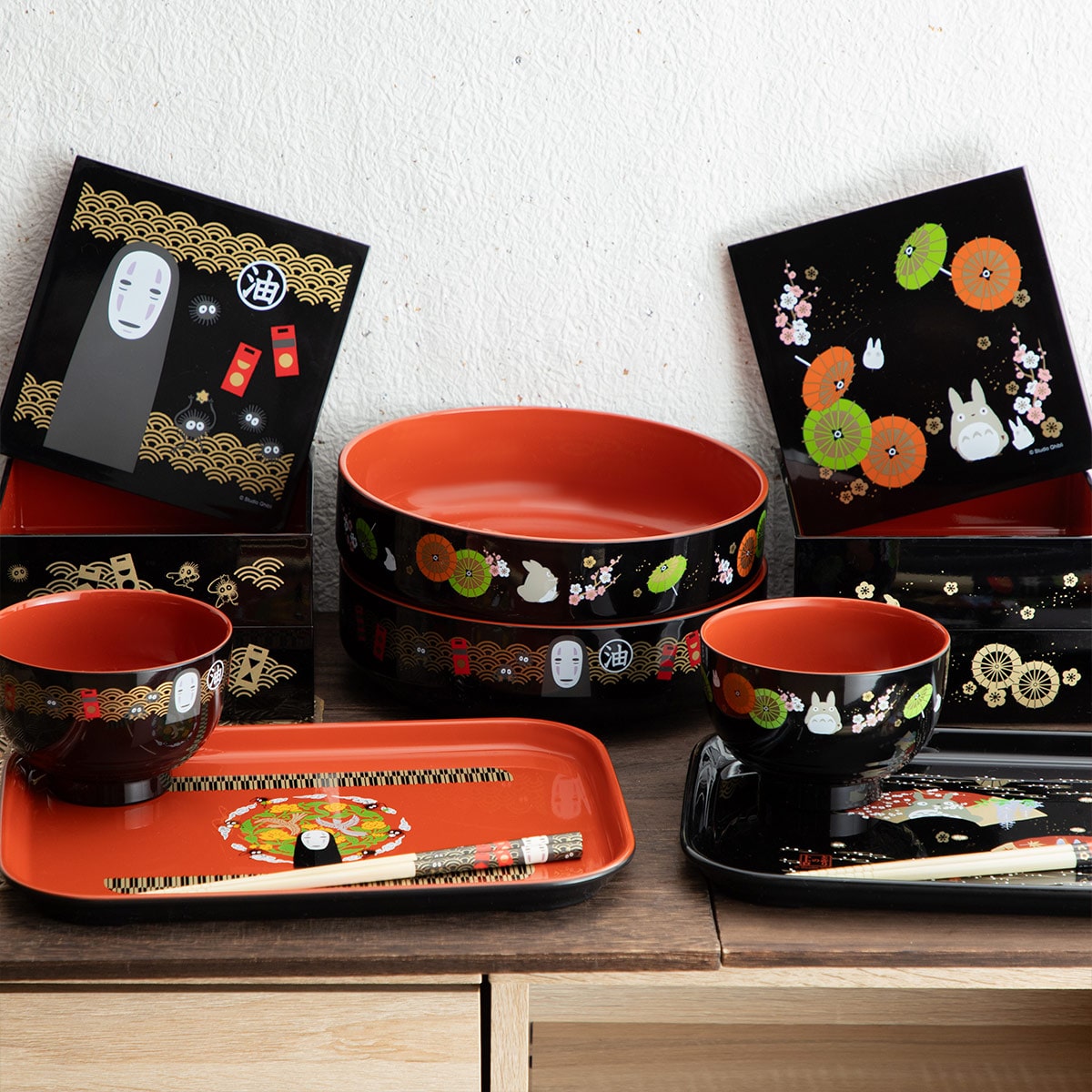 Studio Ghibli serves up anime characters on new lacquered trays ...