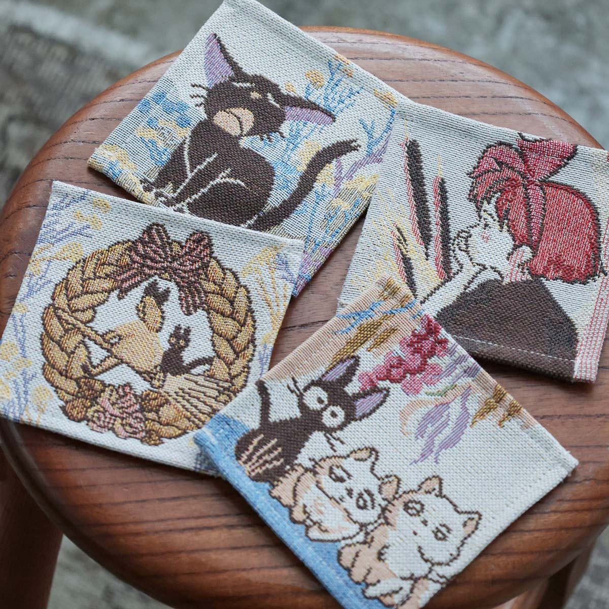 Classy and cute, Ghibli cloth coasters are here in time for autumn tea ...