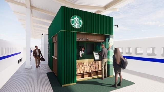 Starbucks Japan opens first-ever branch on Shinkansen bullet train ...