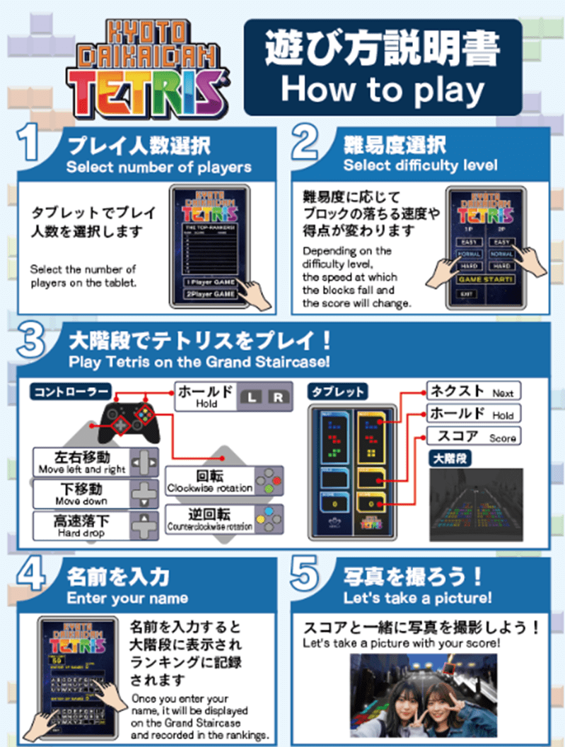 Chance to play Tetris on a massive staircase in Kyoto Station coming in ...