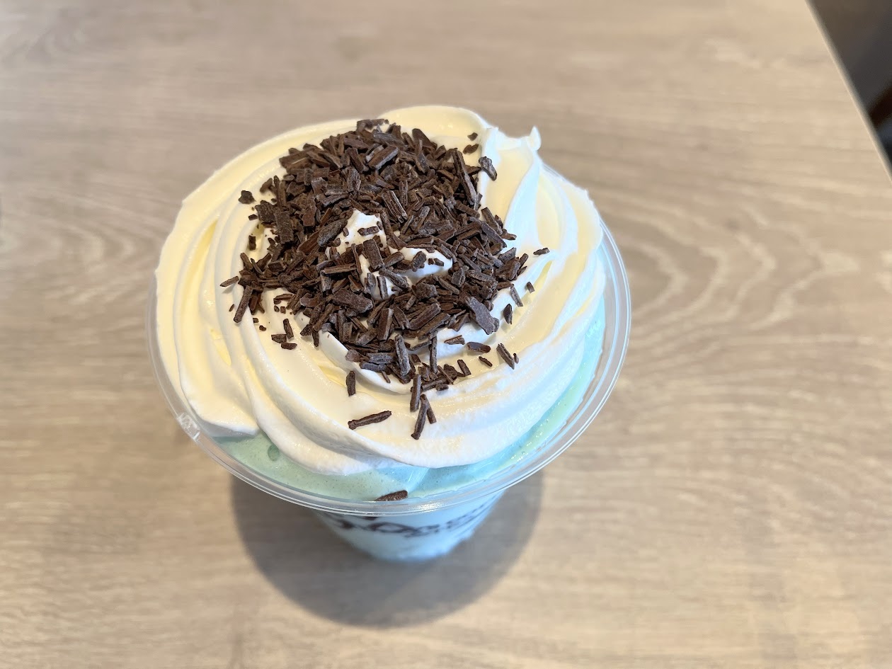 Choc mint ice cream season hits Japan with a spectacular drinkable ice ...