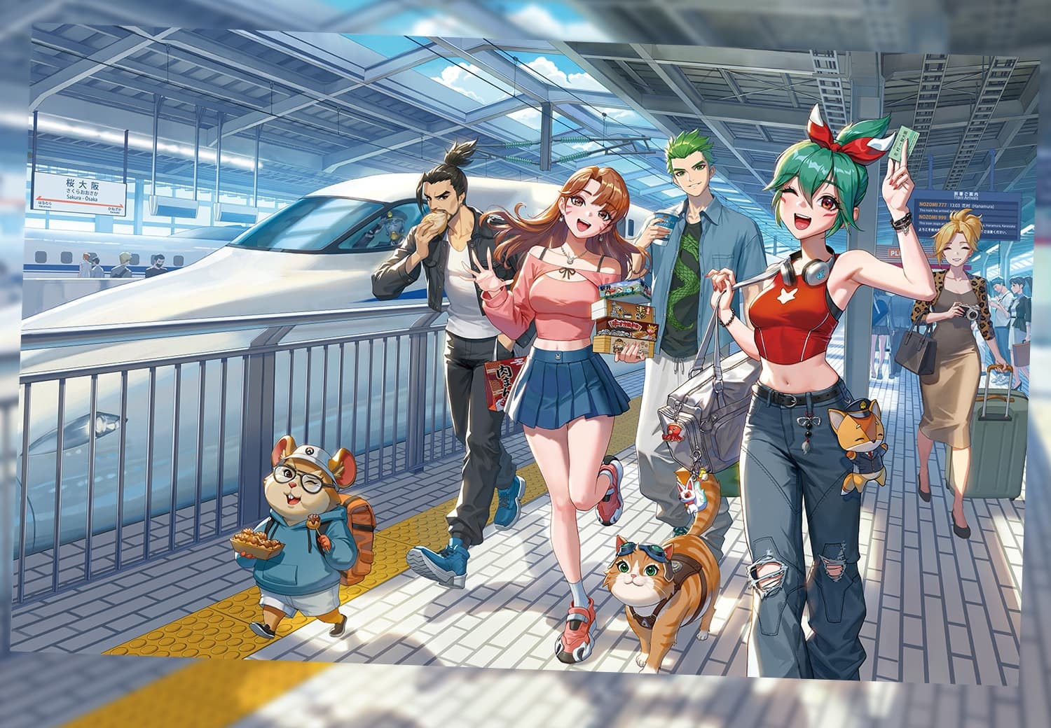 Japan Railways partners with Overwatch, heroes hit the Shinkansen for ...